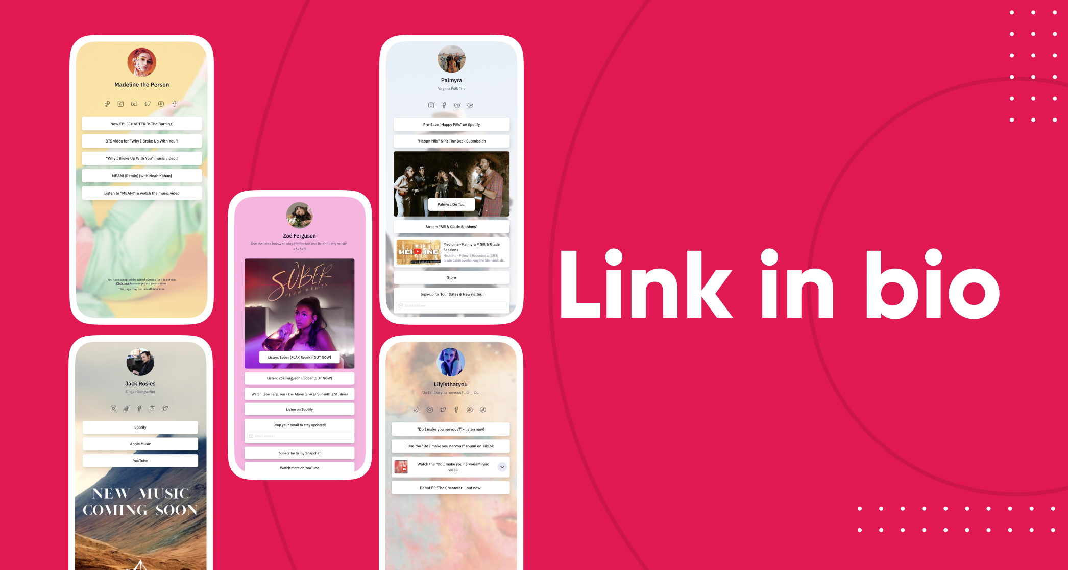 How to make a link tree with Linkfire | Link in bio for music, podcast, books